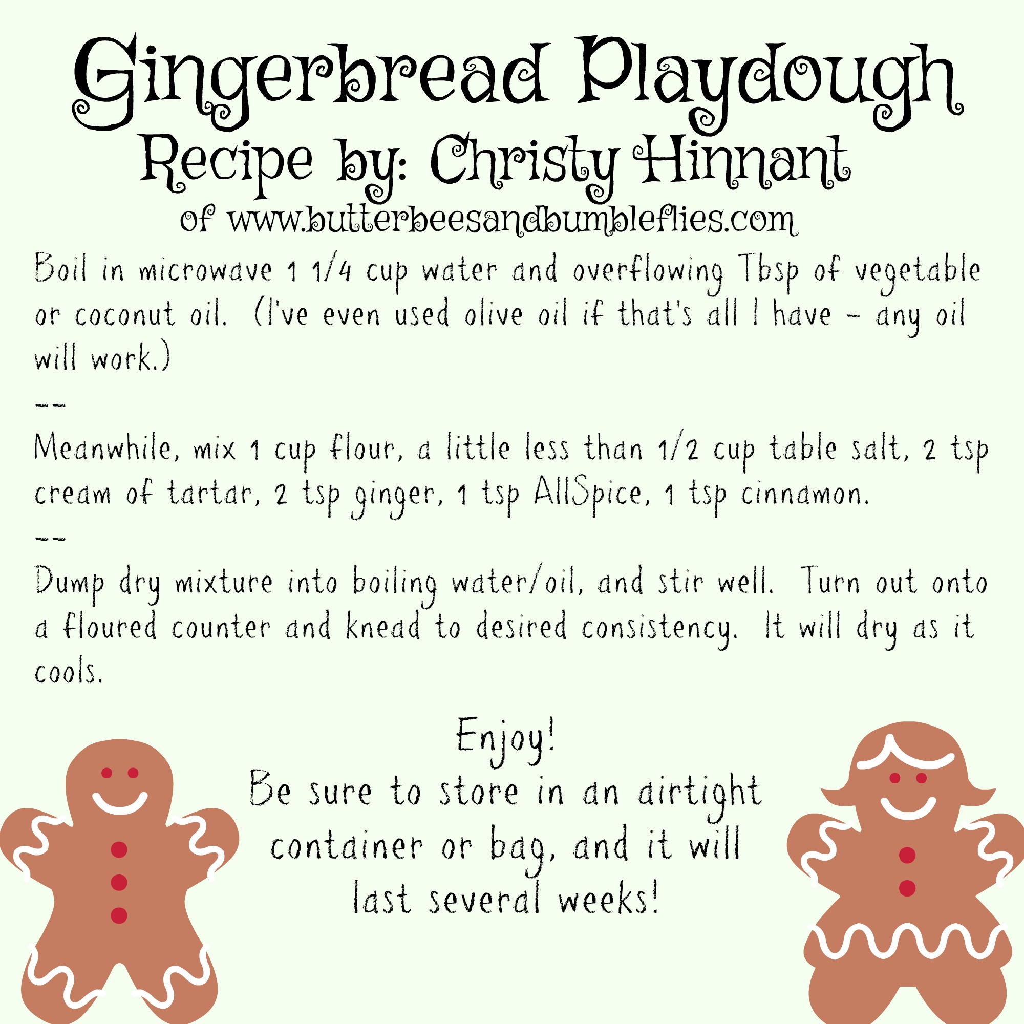 Play Dough – Butterbees and Bumbleflies